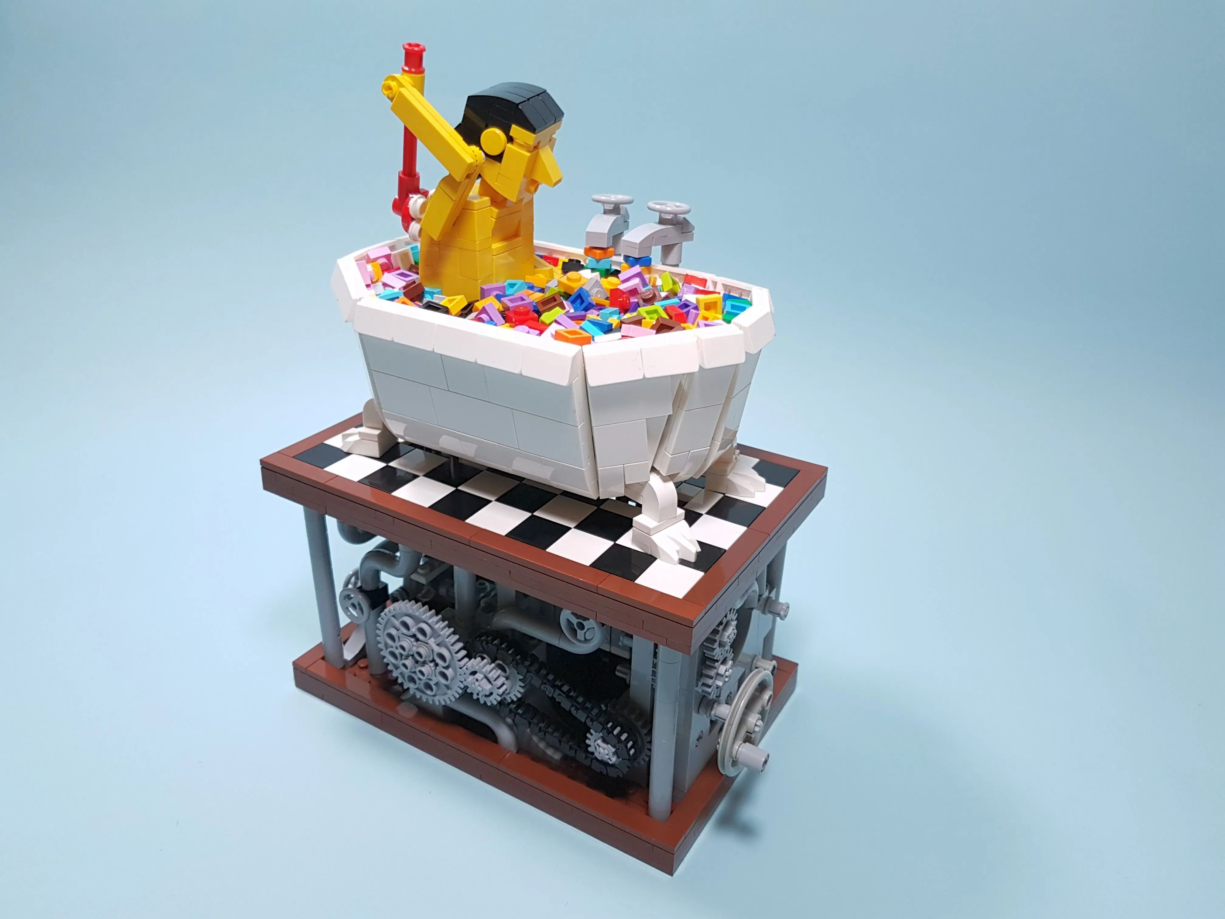 Bath Time, a LEGO Automaton | LEGO® Ideas