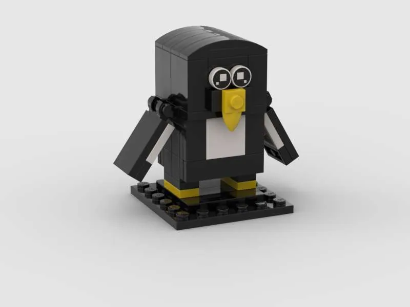Cute Penguin Brickhead | LEGO® Ideas