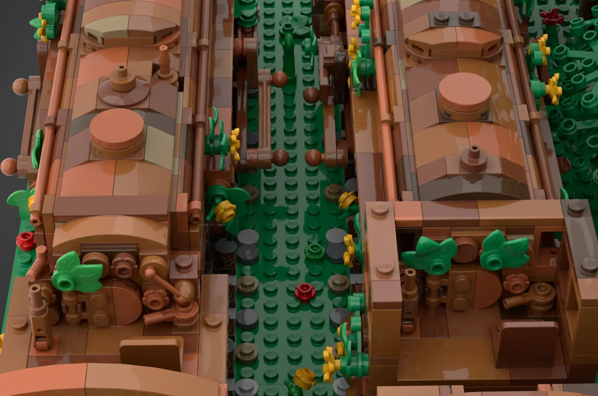 Abandoned Steam Locomotives at a Mysterious Train Graveyard | LEGO® Ideas