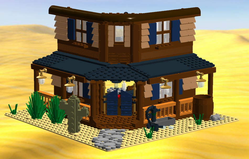 Minecraft Western Blacksmith House