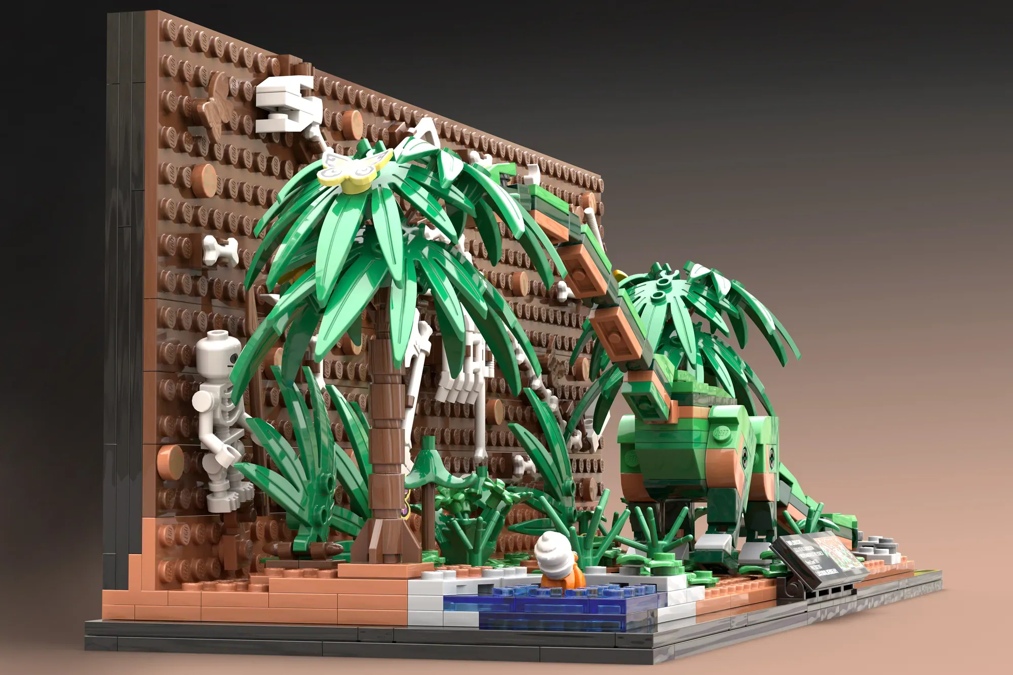 Diplodocus Diorama - ‘Hidden Amongst the Bones’ | LEGO® Ideas