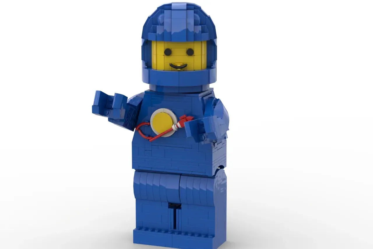 Huge Blue Classic Space LEGO Man | LEGO® Ideas