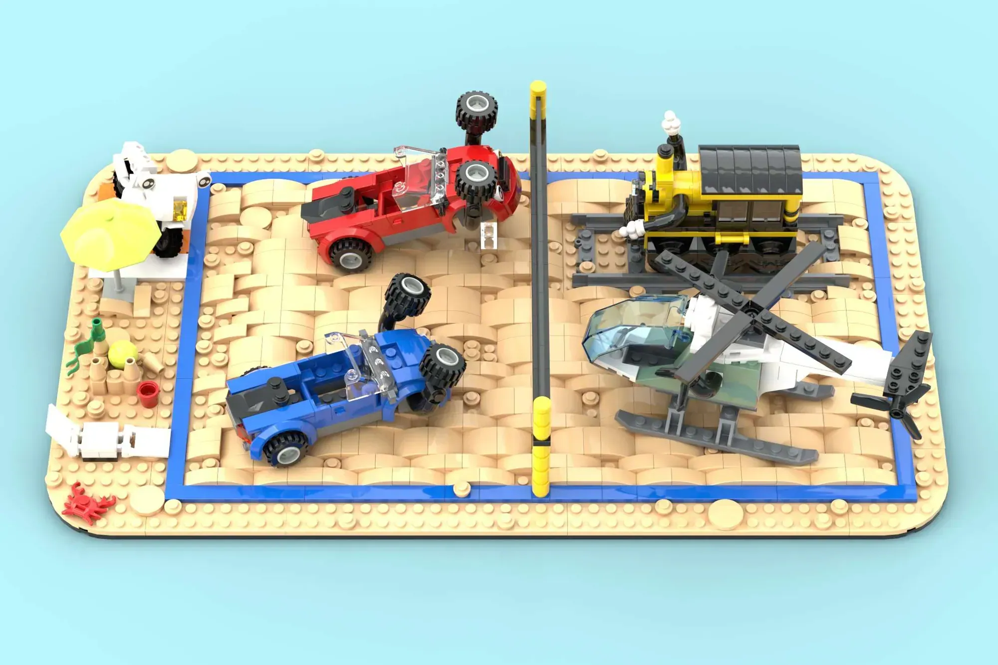 Mashup Madness: Vehicles Beach Volleyball | LEGO® Ideas