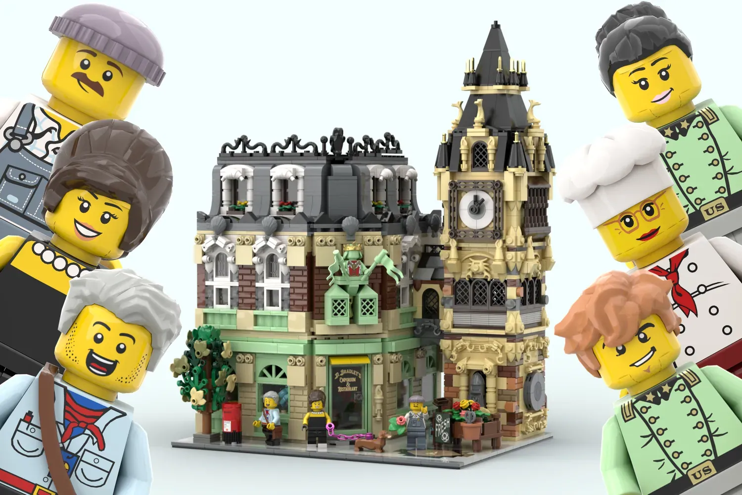 Clock Tower & Emporium | LEGO® Ideas
