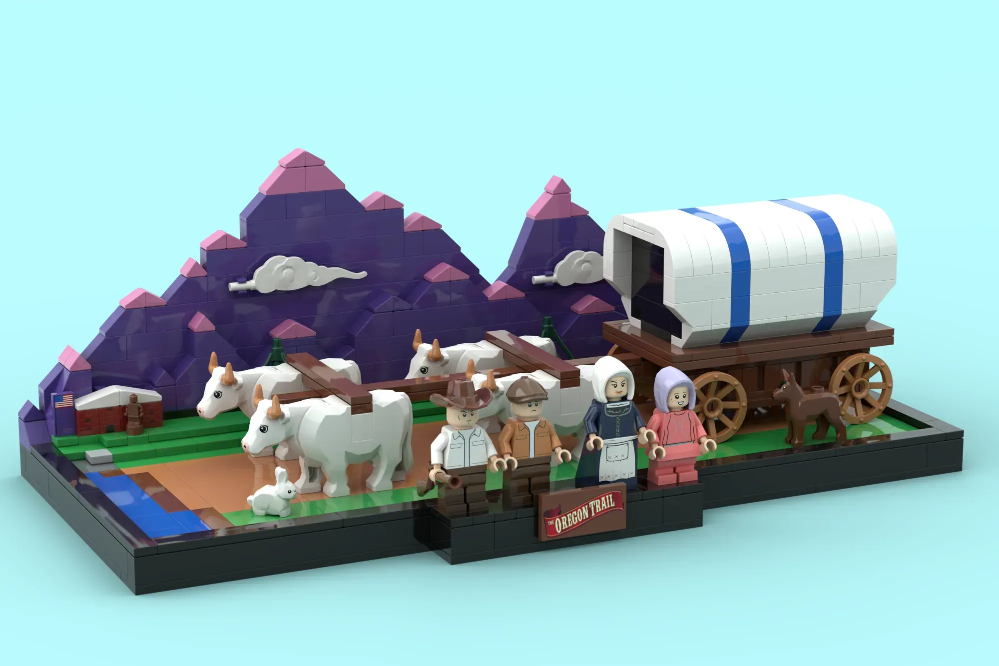 The Oregon Trail Diorama | LEGO® Ideas