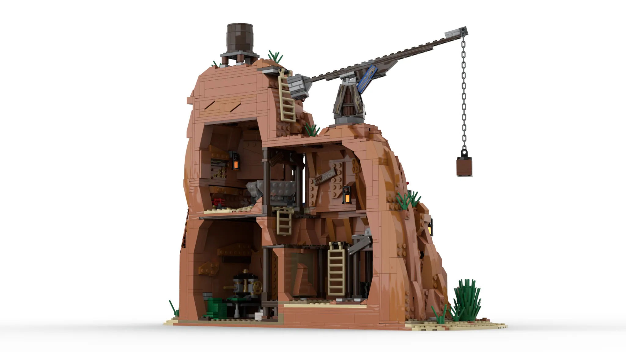 Red Rock Goldmine Hideout | LEGO® Ideas