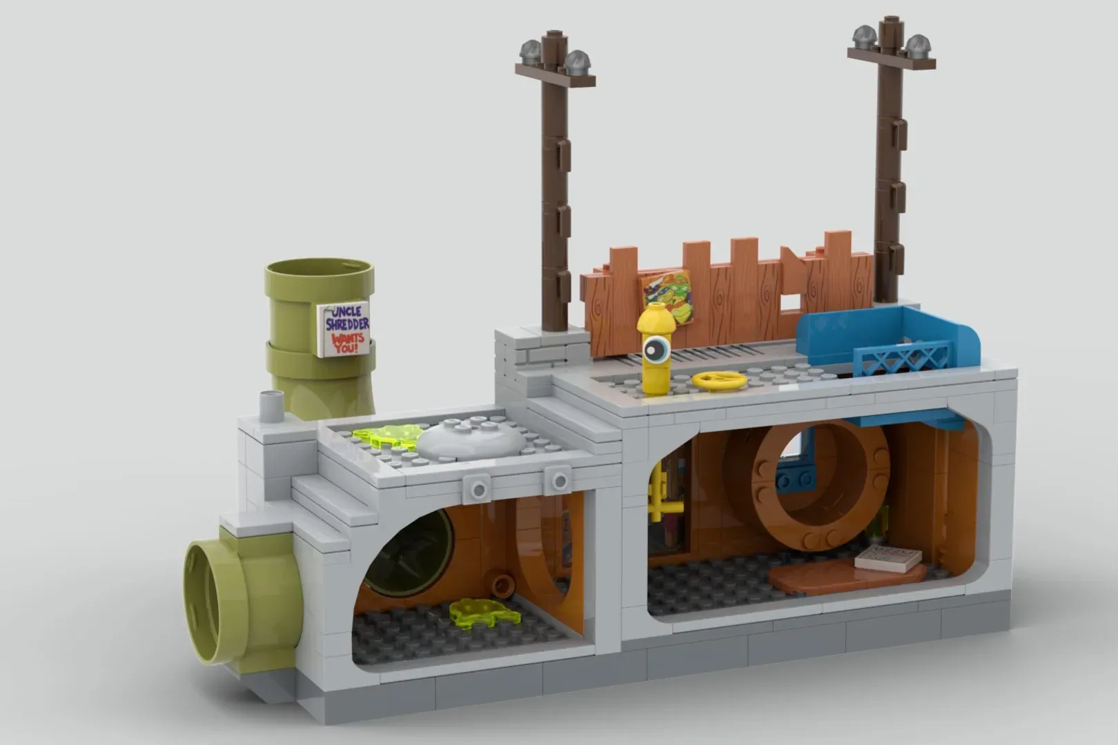 Teenage Mutant Ninja Turtles - Sewer Playset | LEGO® Ideas