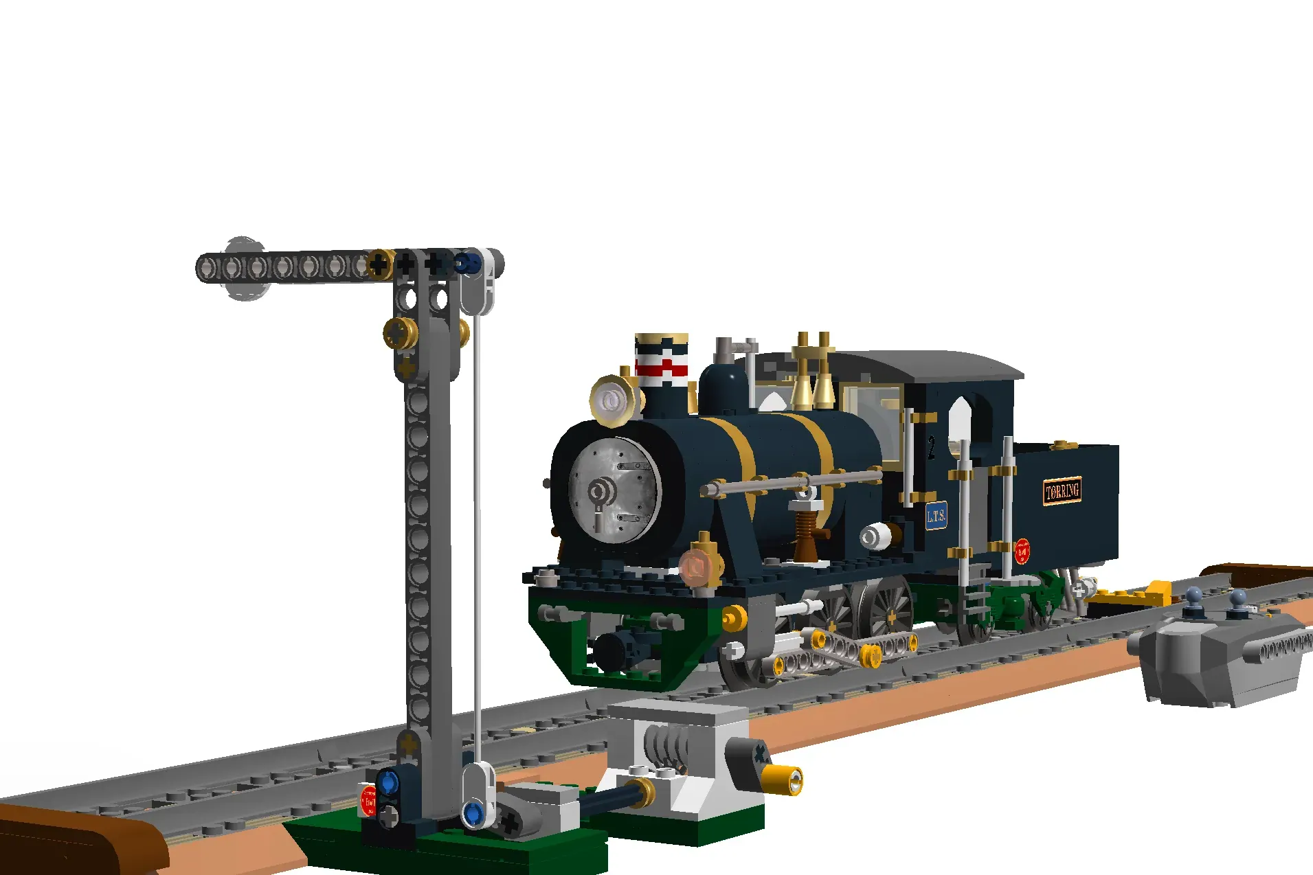 2B Steam Locomotive RC Set [LDD] | LEGO® Ideas