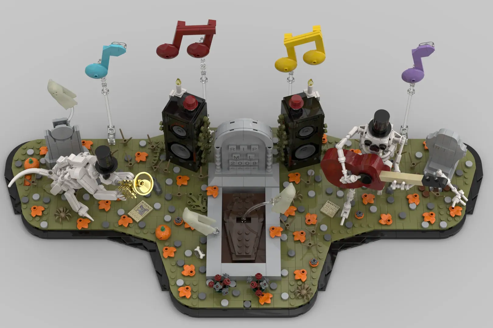 The Skeleton Concert ! | LEGO® Ideas