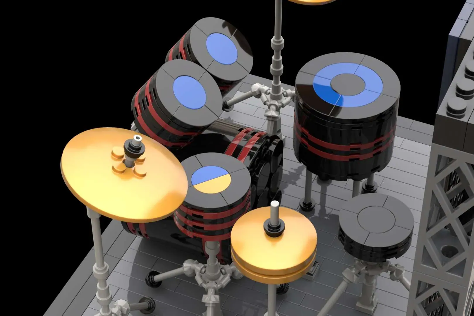 Heavy Metal Drumkit | LEGO® Ideas