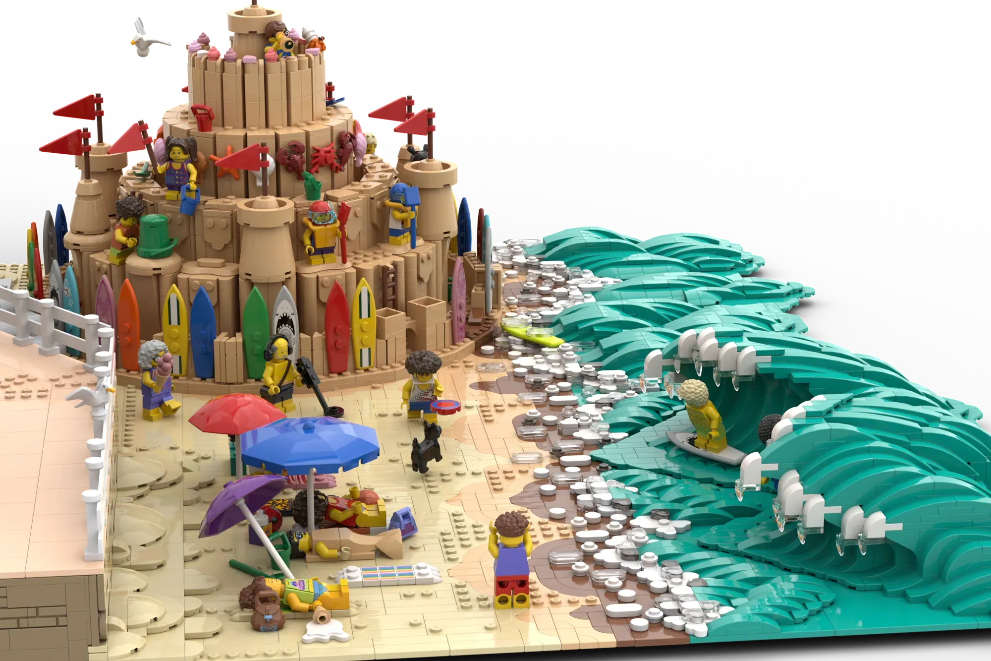 A Grand Sandy Day Out | LEGO® Ideas