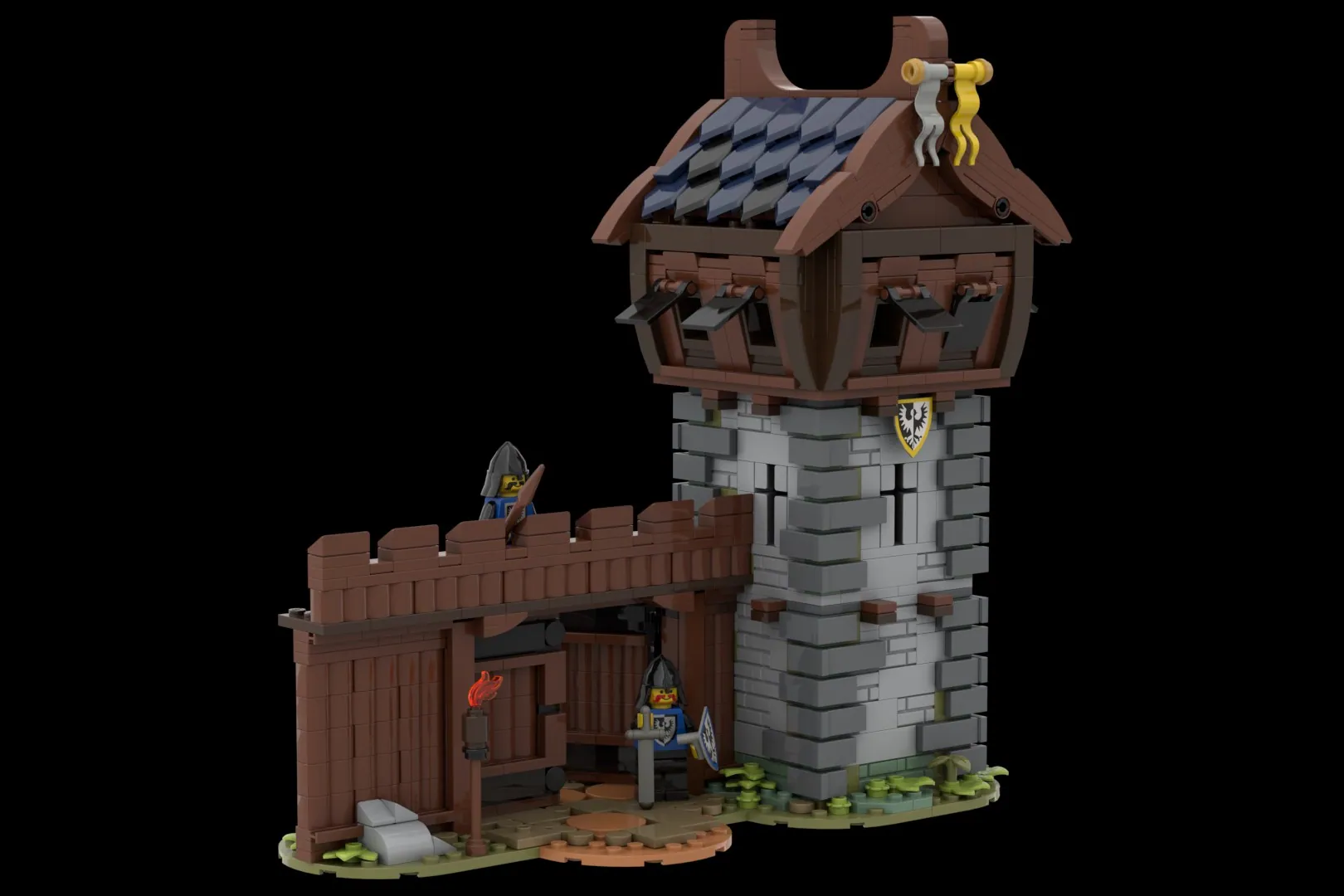 Black Falcon's Fortified Gateway | LEGO® Ideas