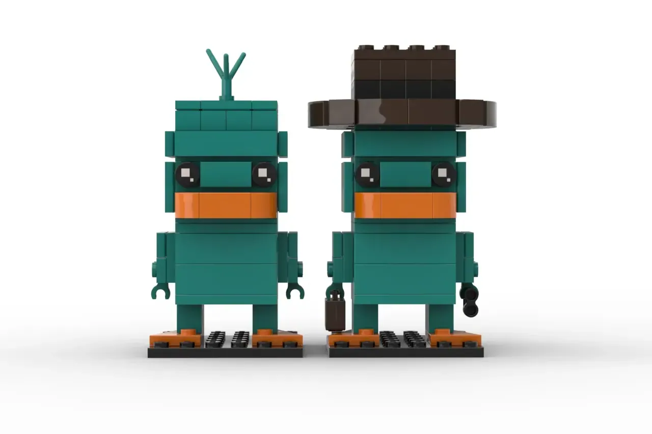 Perry the Platypus and Agent P - BrickHeadz | LEGO® Ideas