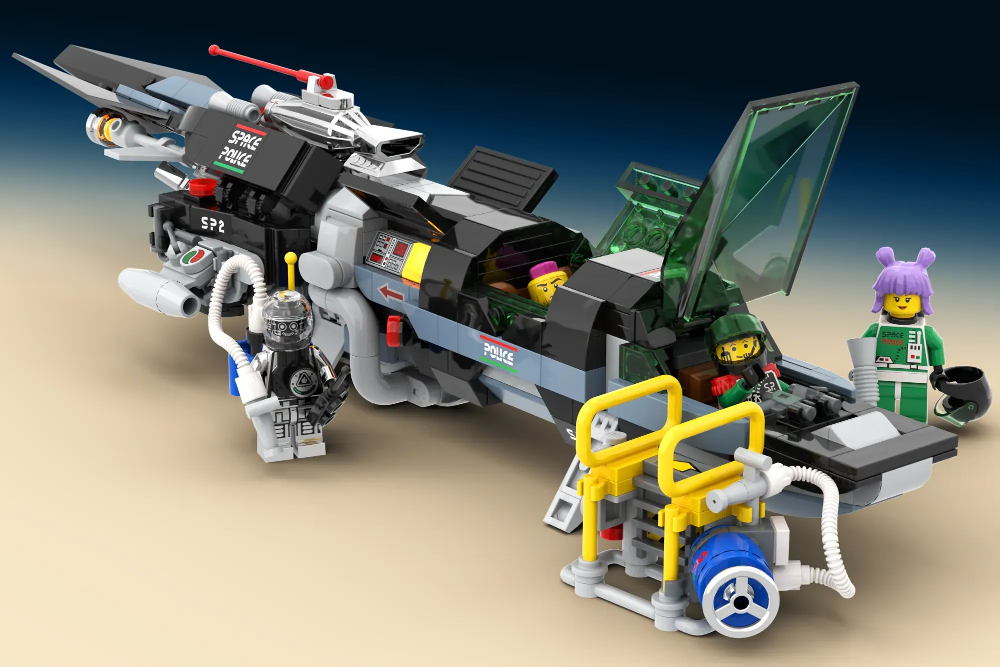Pulsar Patroller - Space Police II | LEGO® Ideas