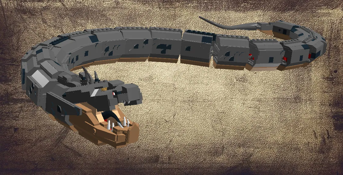 "Creatures" - The Basilisk of the Chamber of Secrets | LEGO® Ideas