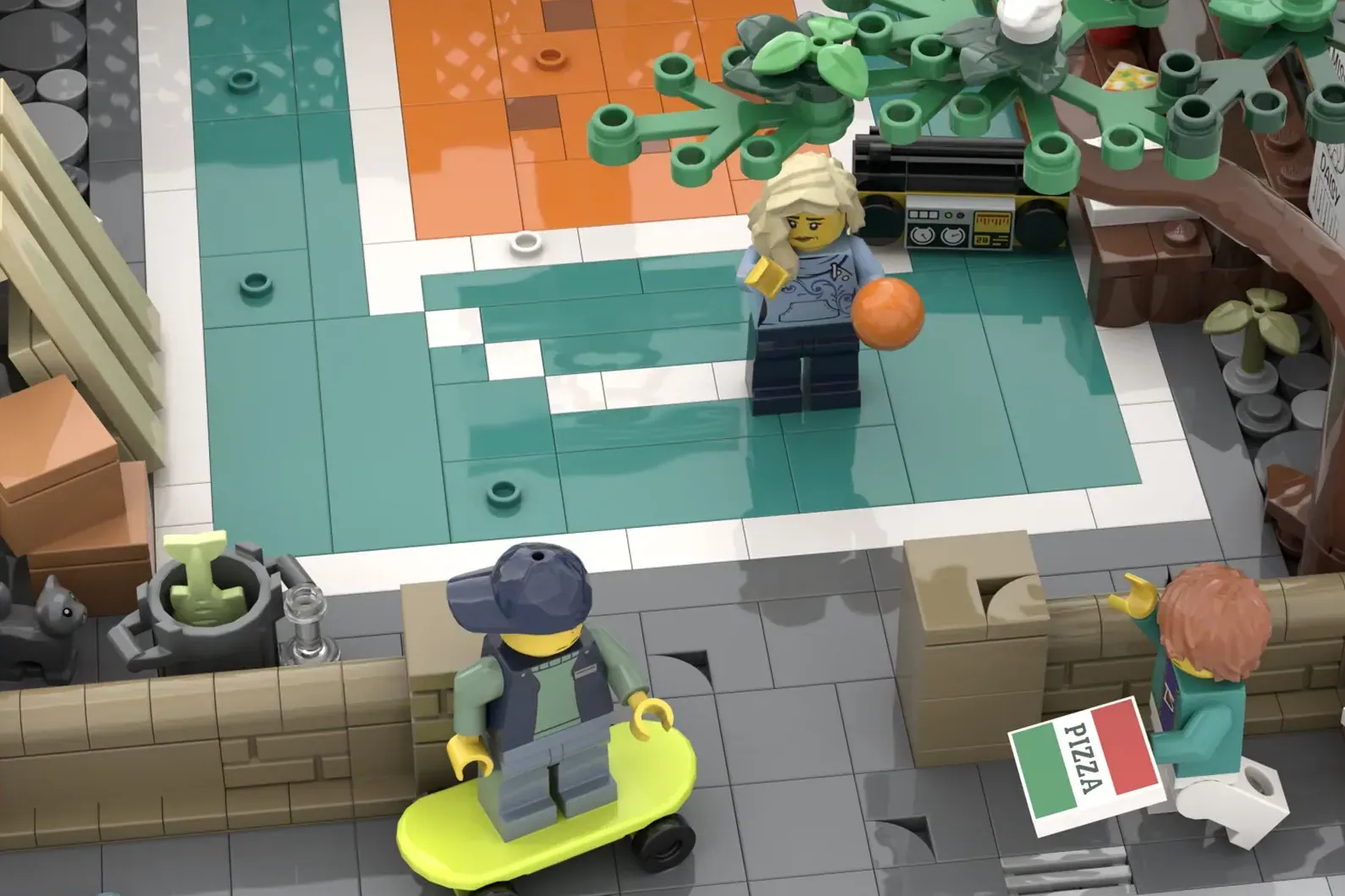 Brickyard Basketball Court | LEGO® Ideas
