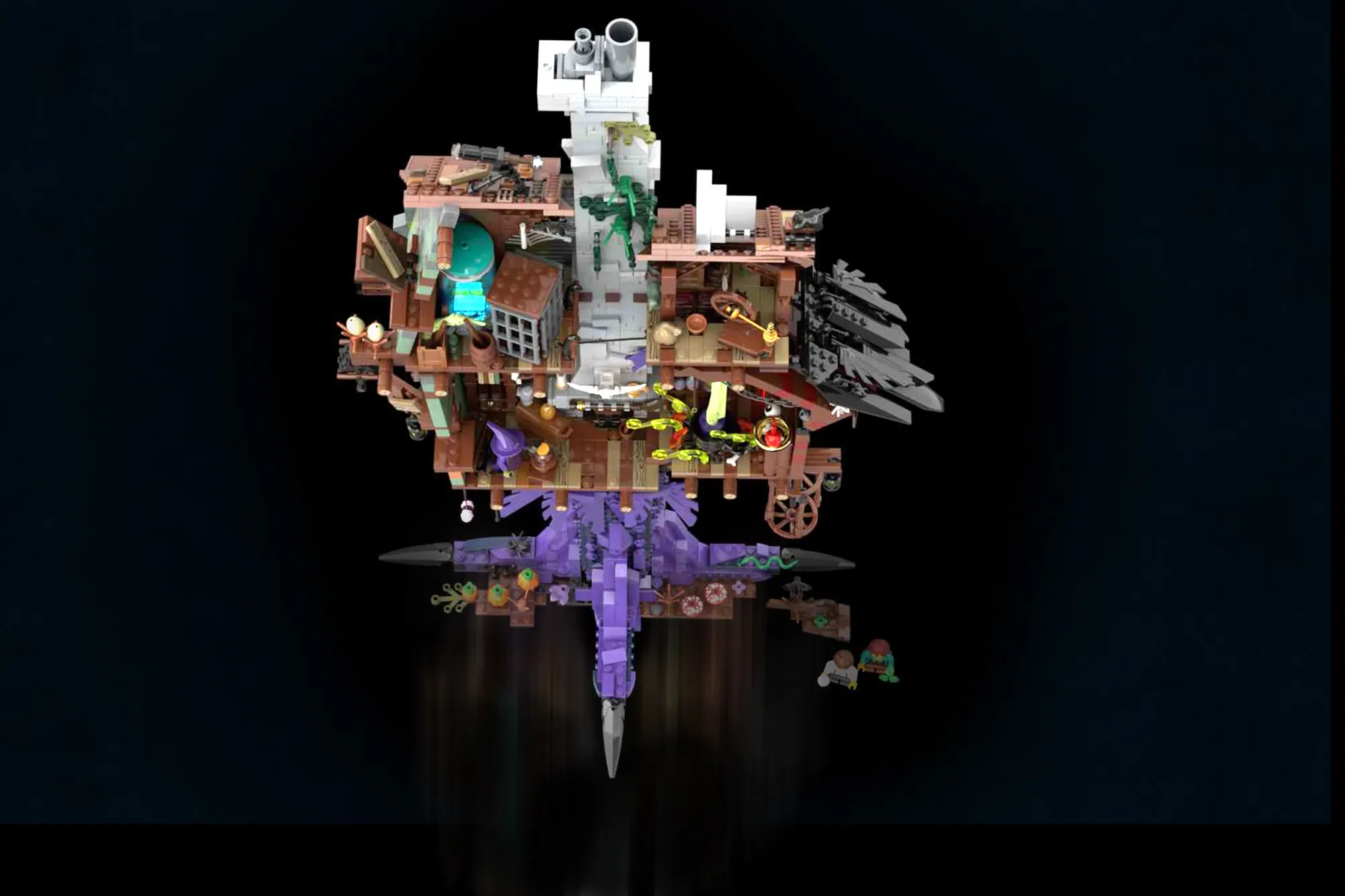 Baba Yaga`s Chicken Legged Hut With Hansel and Gretel | LEGO® Ideas