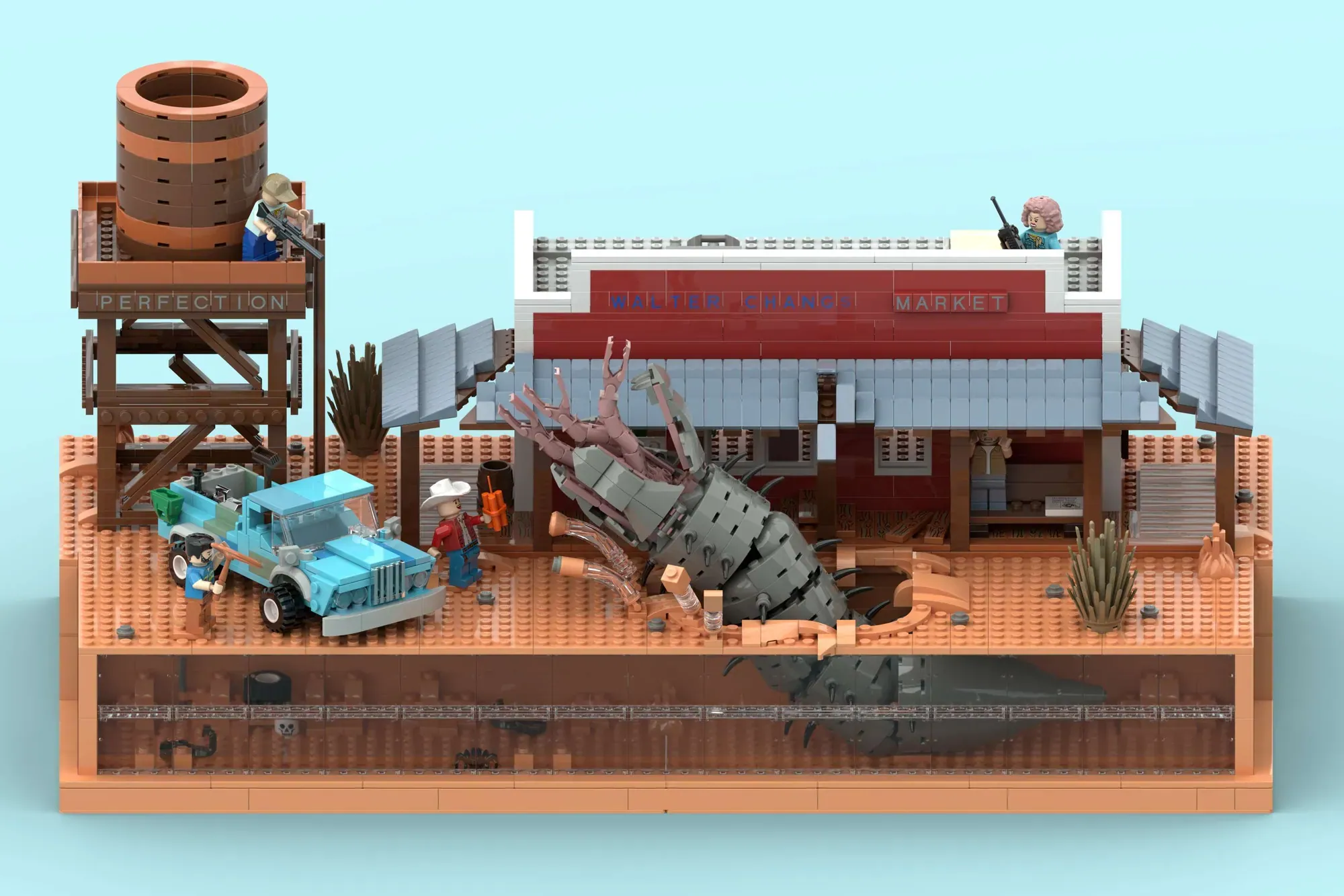 Perfection Diorama – Tremors | LEGO® Ideas