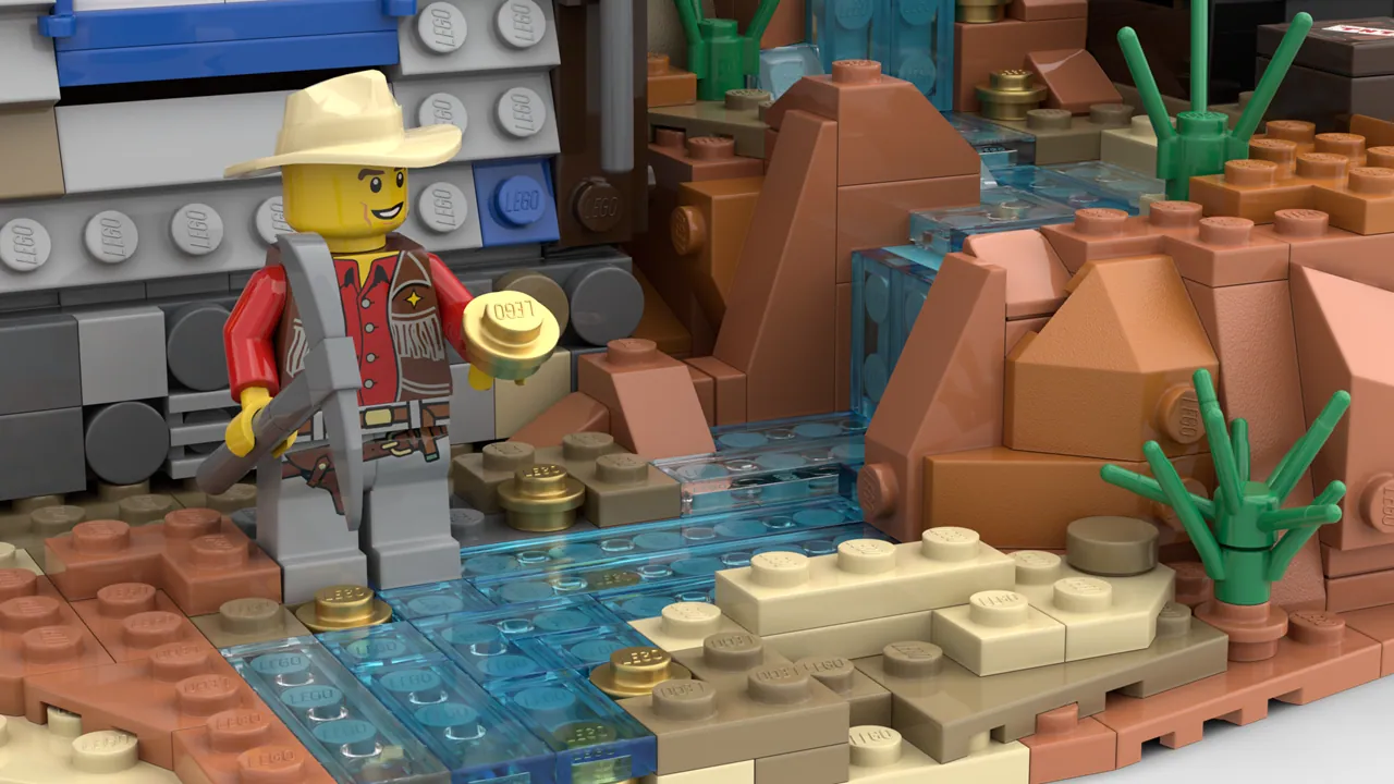 Red Rock Goldmine Hideout | LEGO® Ideas