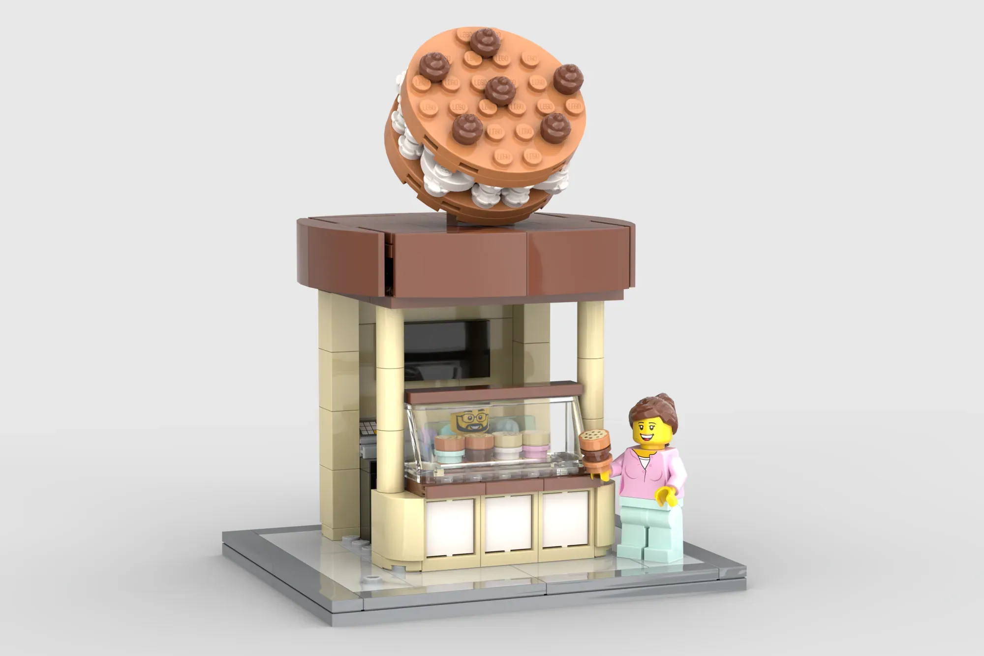 Ice Cream Cookie Sandwich Stand | LEGO® Ideas