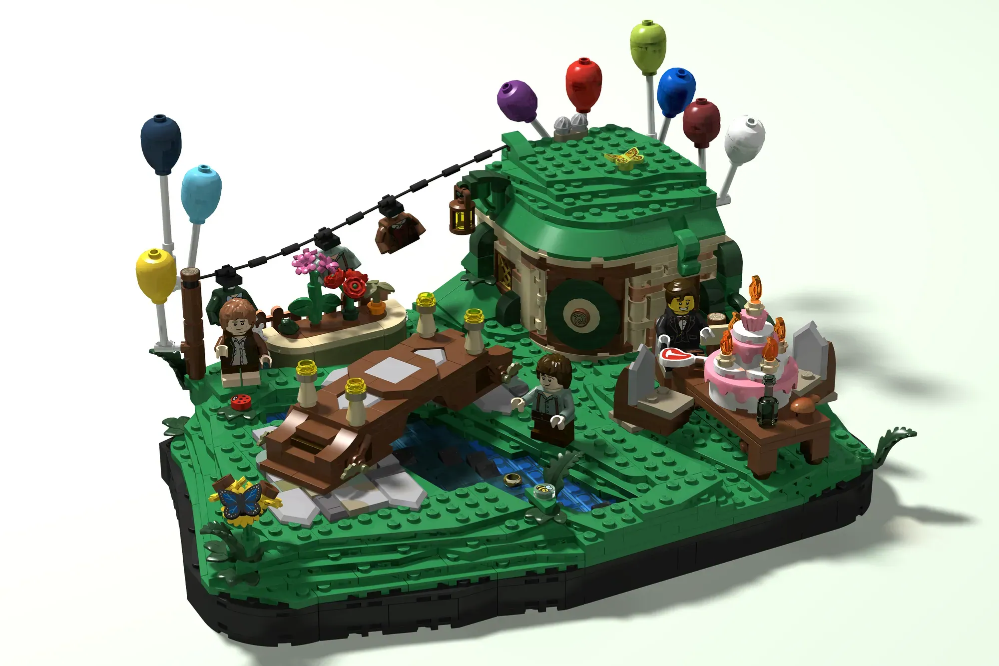 The Hobbits: Ballons and Burned Hot Dogs | LEGO® Ideas