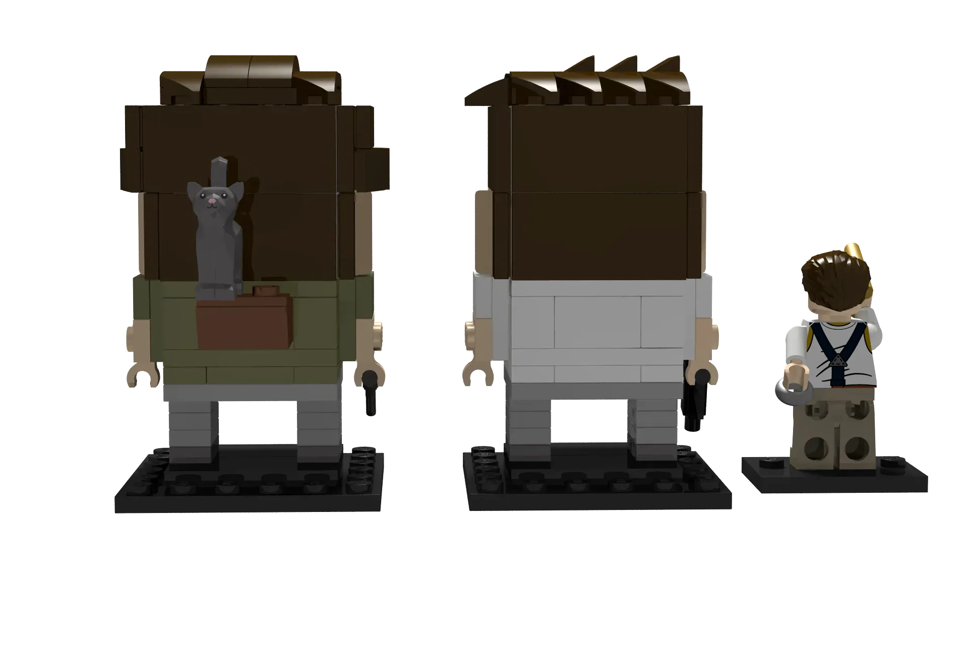 Uncharted Brickheadz - Nathan Drake and Sully | LEGO® Ideas