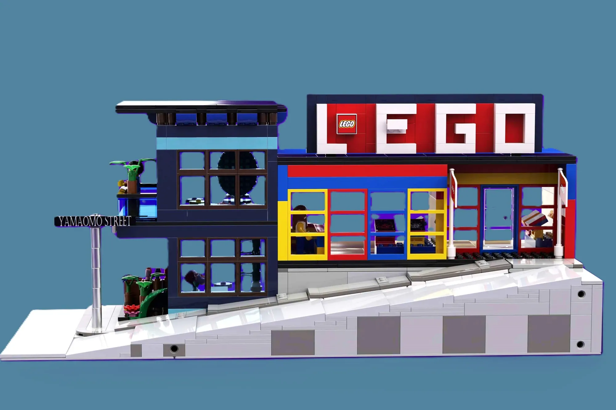 Yamaomo Street, the Sloped Street | LEGO® Ideas