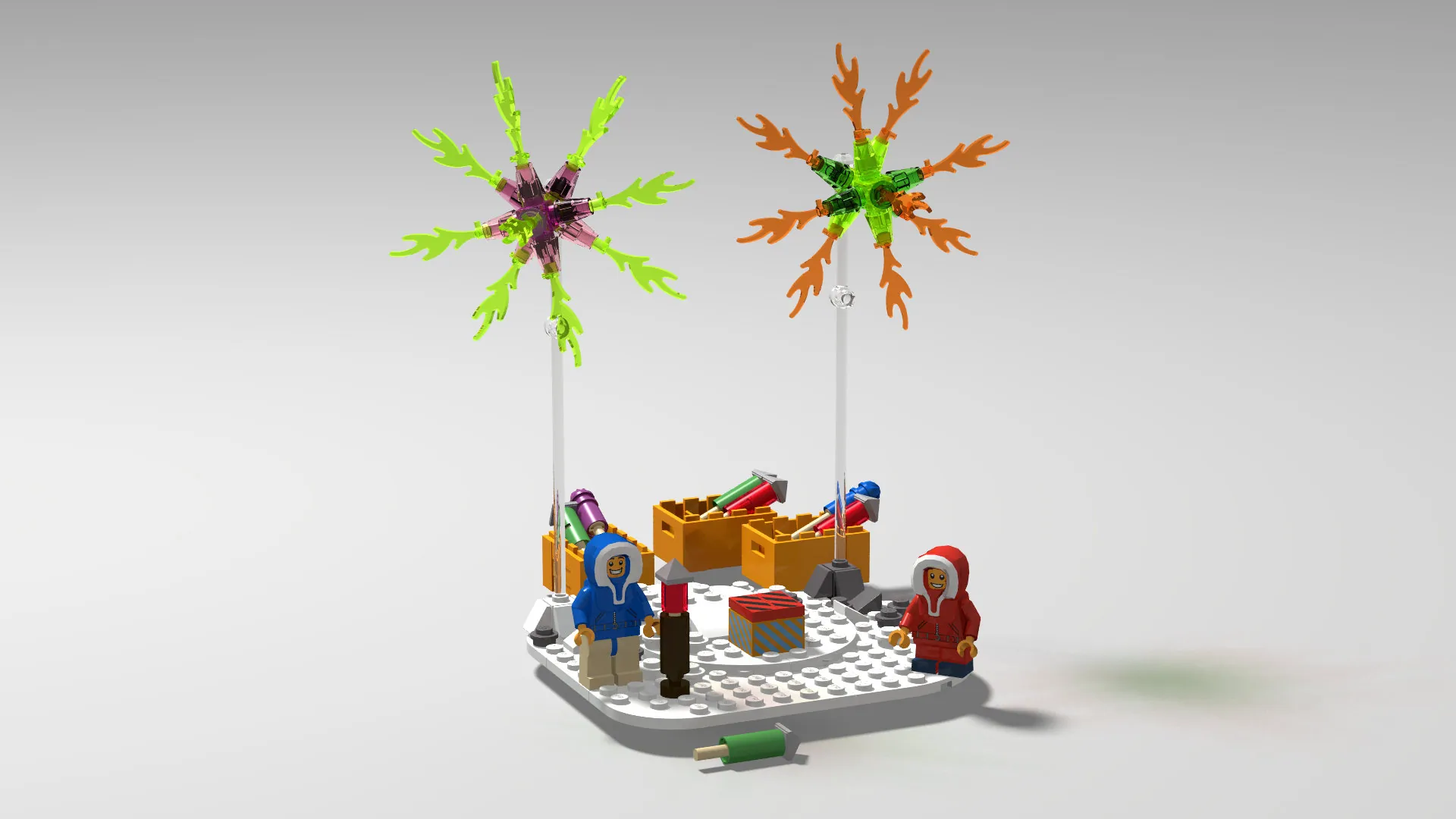 FIreworks Master and His Son | LEGO® Ideas