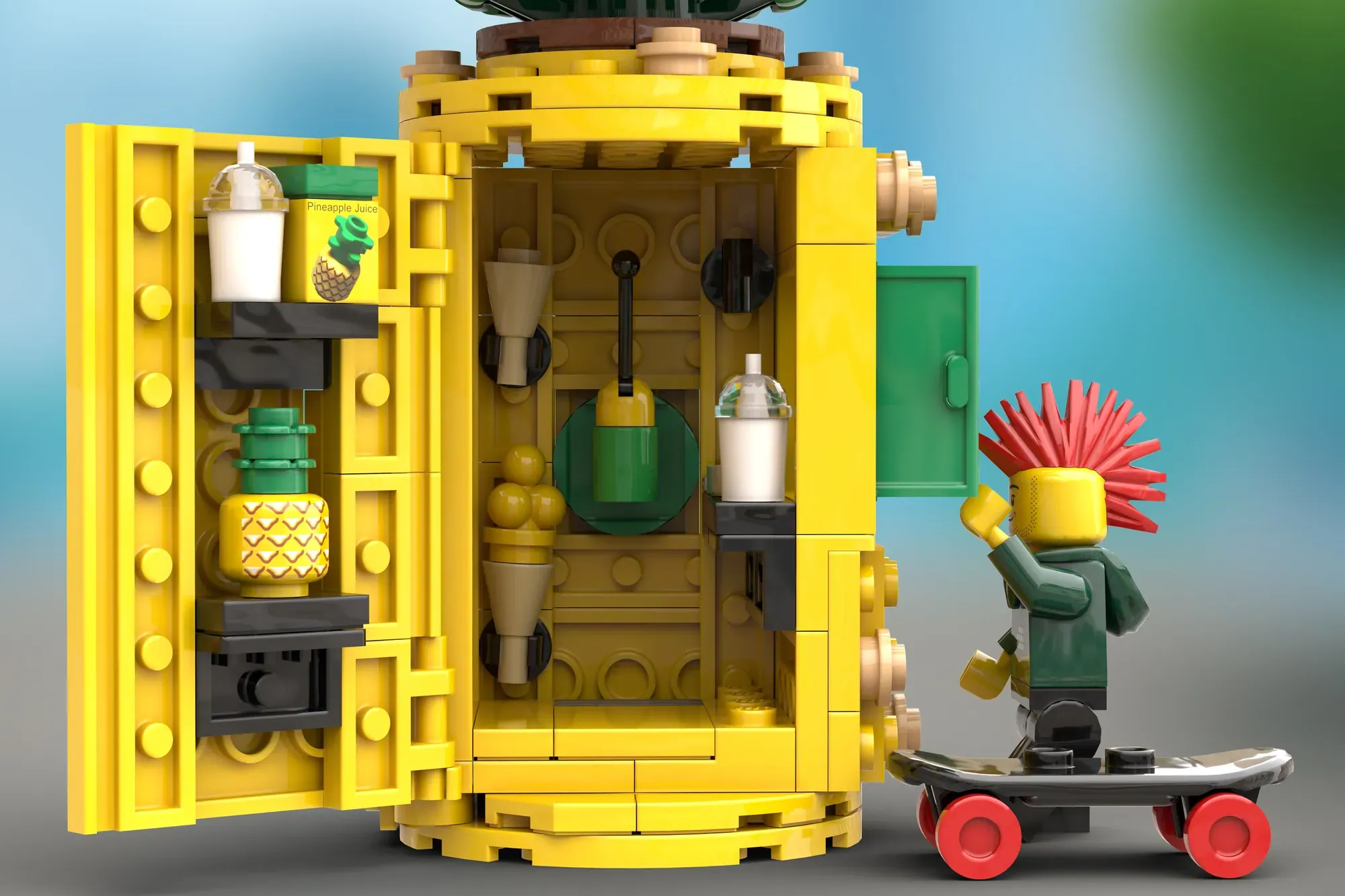 Pure Pineapple Products Pop-Up | LEGO® Ideas