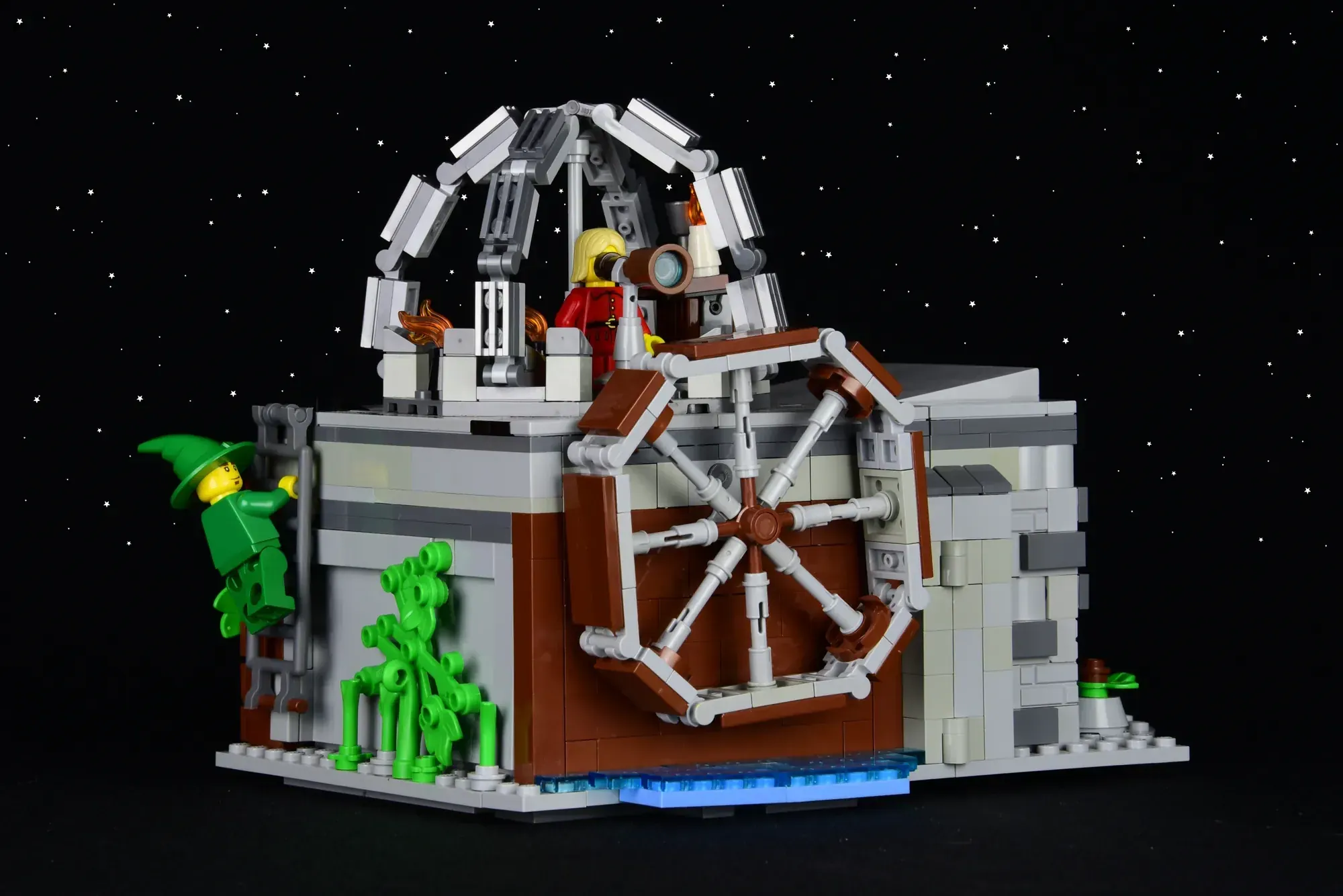 WORKING Medieval Wizard's Observatory | LEGO® Ideas