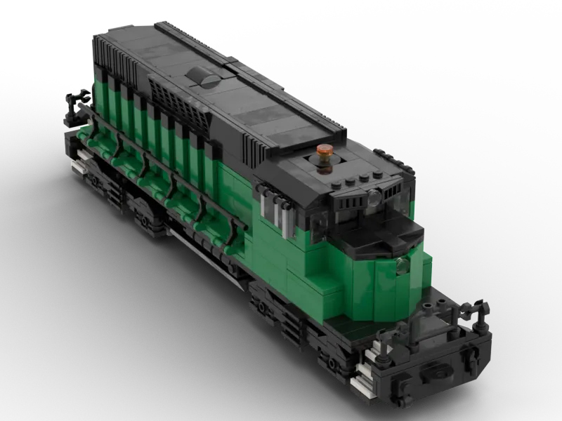 Burlington Northern / Furx Gp40-2 Locomotive Whit Tank Cars In ...