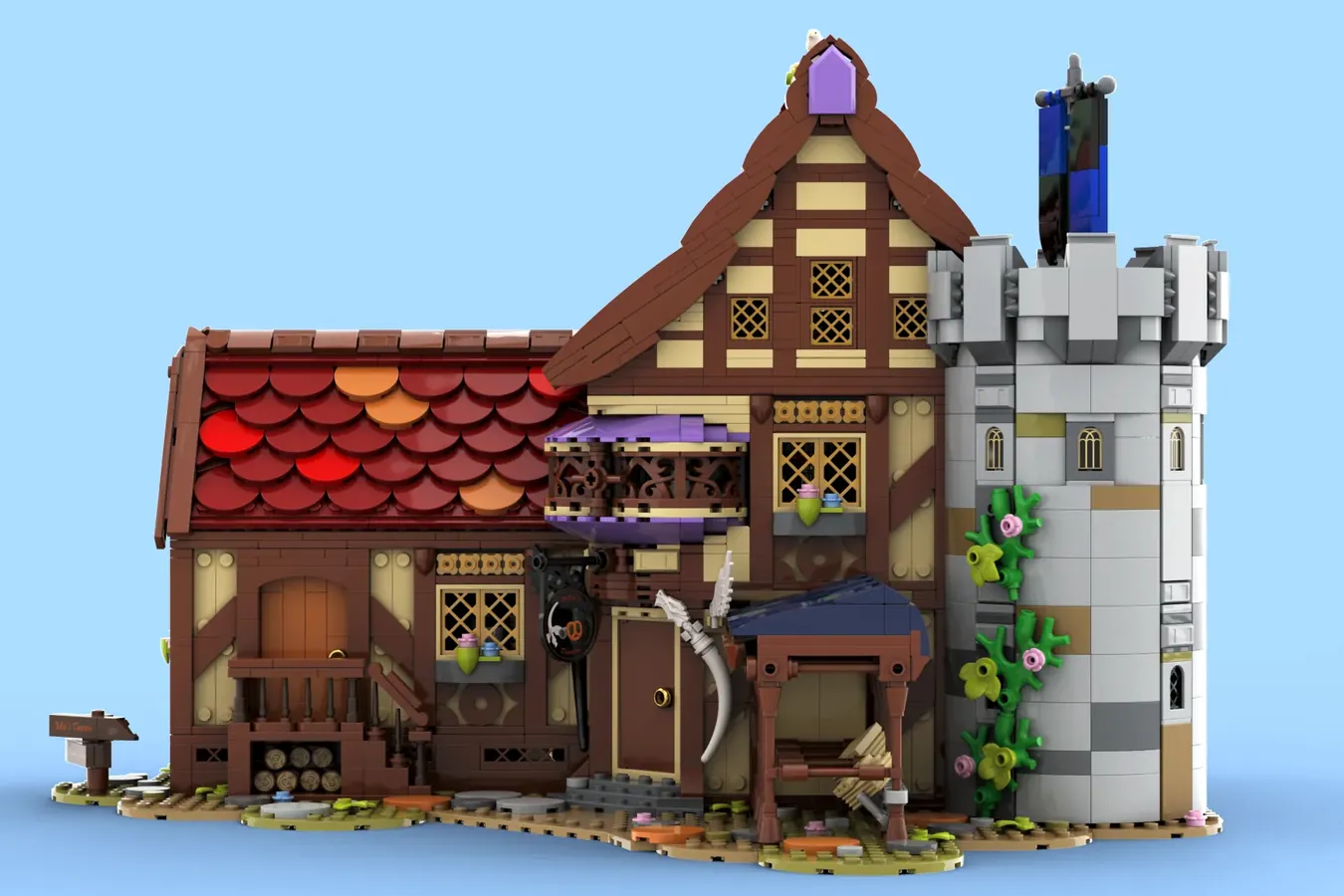10K Club Interview: MEDIEVAL GUARDED INN by xXgGhostXx | LEGO® Ideas