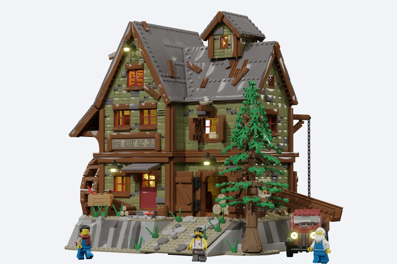 10K Club Interview: OGEL CREEK SAW MILL by Krackenator4 | LEGO® Ideas
